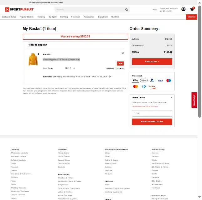 SportPursuit Promo Codes - 20% Off (3 Verified) June 2026