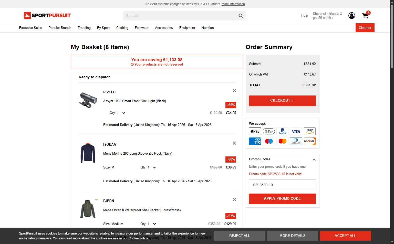 SportPursuit Promo Codes - 20% Off (3 Verified) June 2026