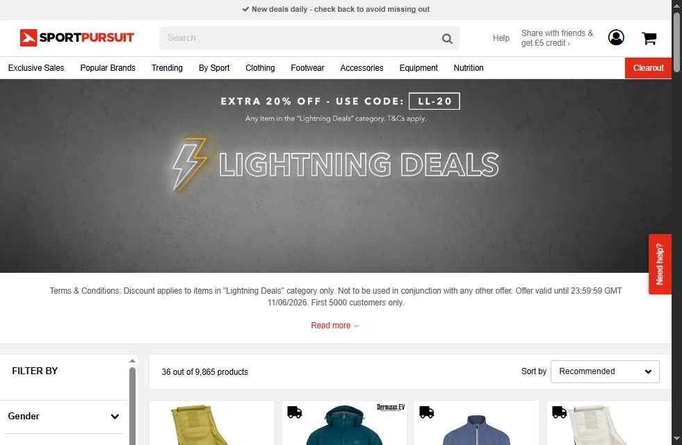 SportPursuit Promo Codes - 20% Off (3 Verified) June 2026