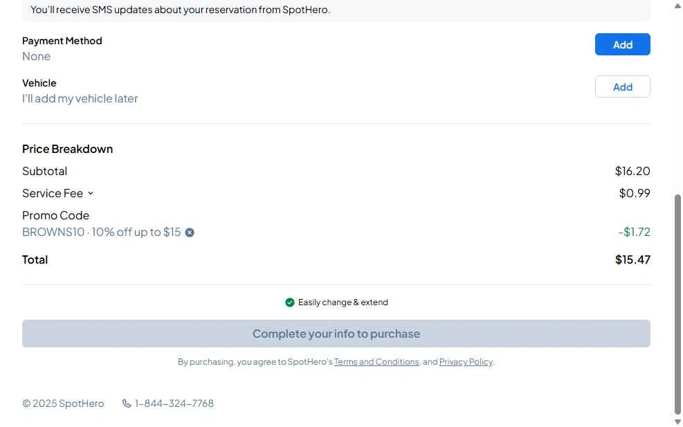 SpotHero Promo Codes - 10% Off (3 Verified) Dec 2025