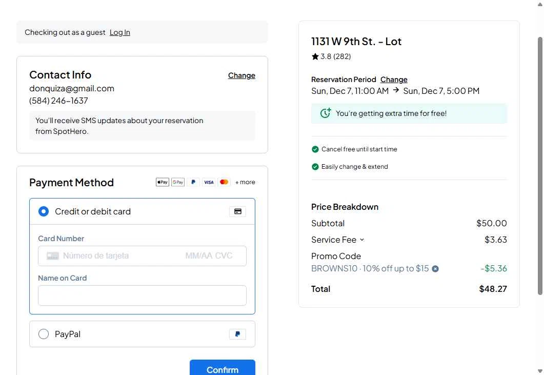 SpotHero Promo Codes - 10% Off (2 Verified) Dec 2025