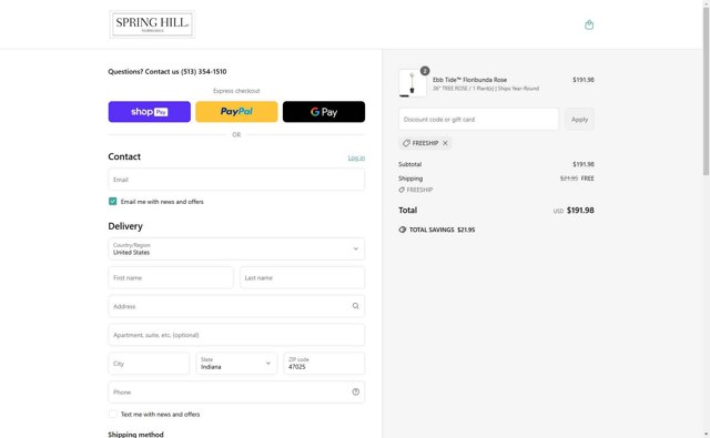 Spring Hill Nursery Promo Codes - $10 Off May 2025
