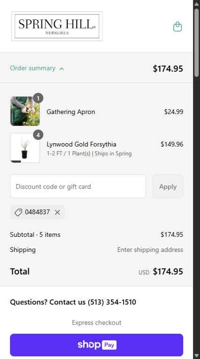 Spring Hill Nursery Promo Codes - $10 Off May 2025