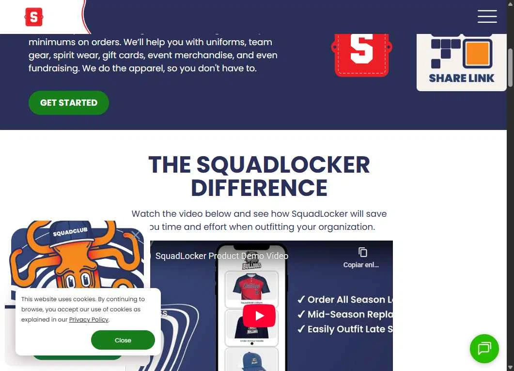 SquadLocker Promo Codes - 20% Off (2 Verified) Dec 2025