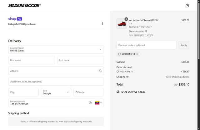 Stadium Goods Promo Codes - 10% Off (Verified) Aug 2025