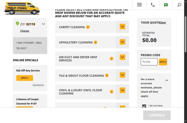 Stanley Steemer Promo Codes (7 Verified) - 10% Off Apr 2025