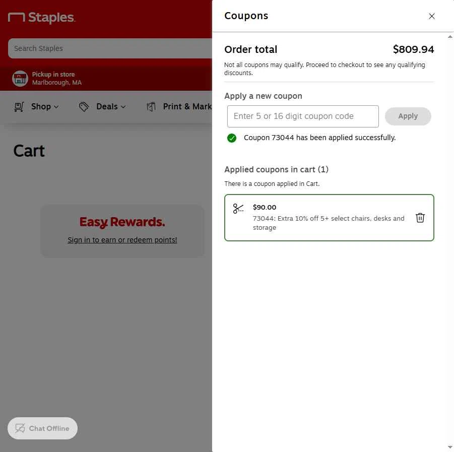 Staples Promo Codes - $15 Off (6 Verified) Jan 2026