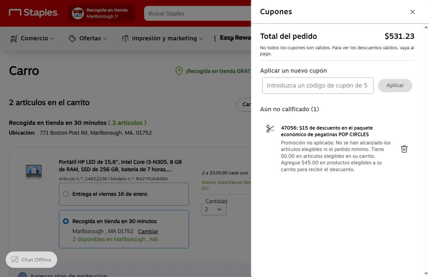 Staples Promo Codes - $15 Off (7 Verified) Jan 2026