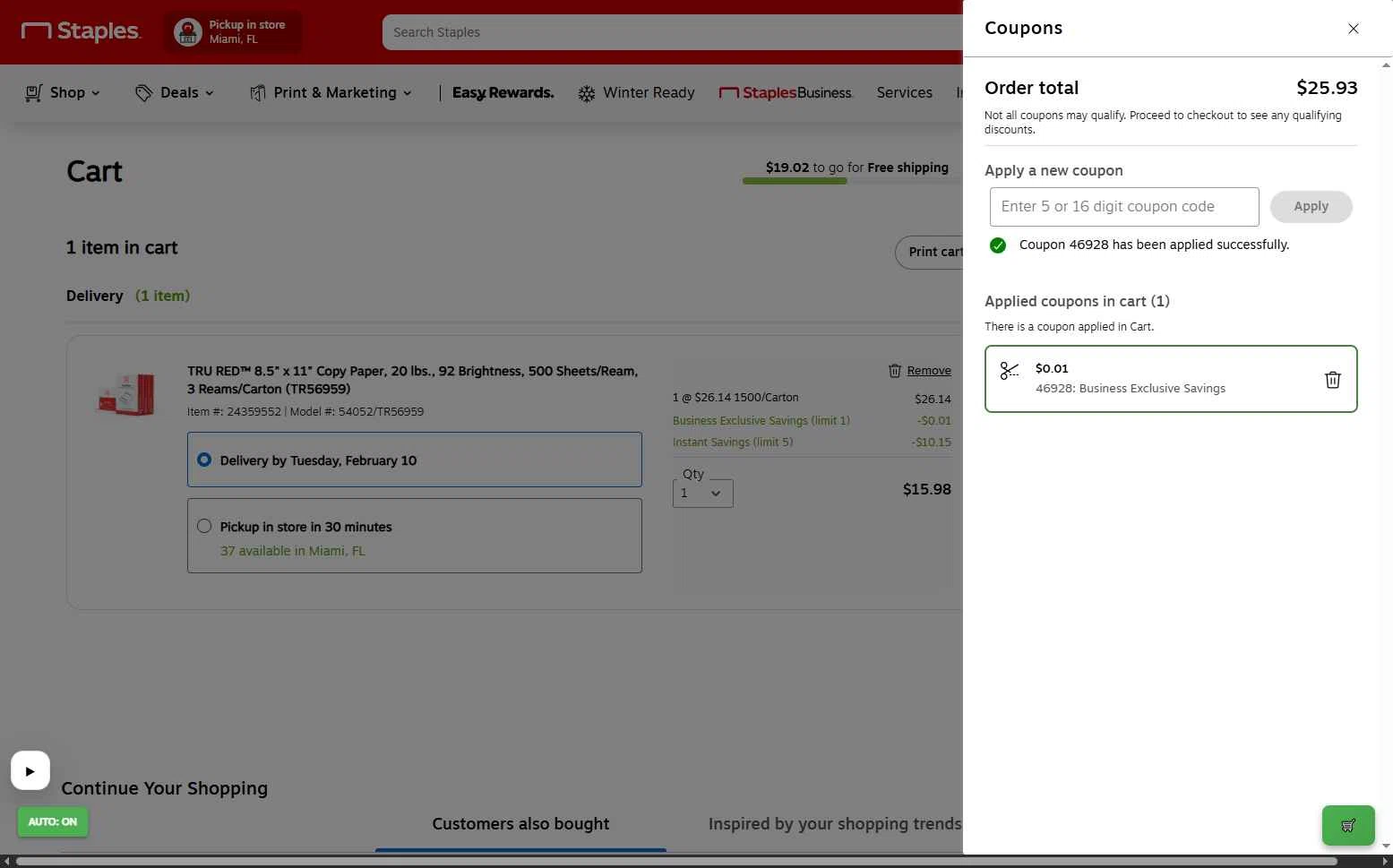 Staples Promo Codes - 40% Off (5 Verified) Feb 2026