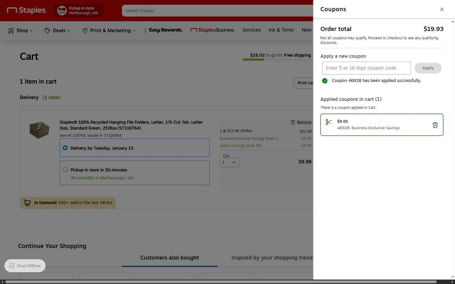 Staples Promo Codes - $15 Off (6 Verified) Jan 2026