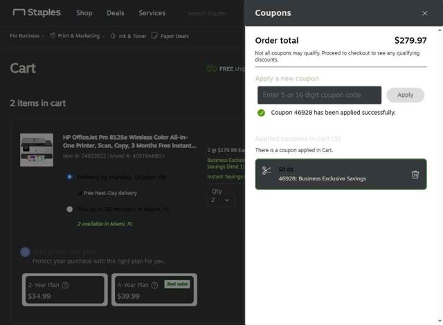Staples Discount Codes - 40% Off (10 Verified) Oct 2025