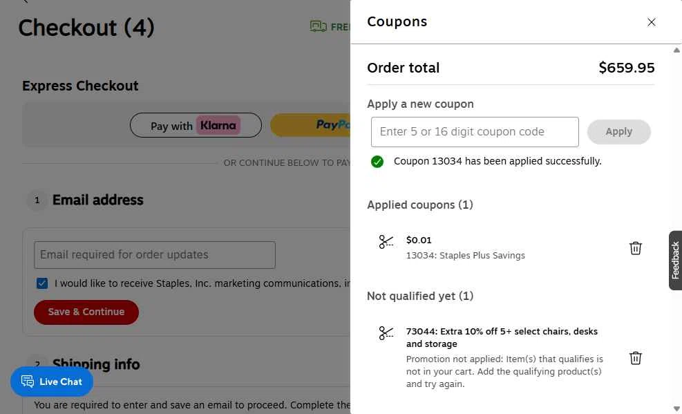 Staples Promo Codes - 40% Off (5 Verified) Feb 2026