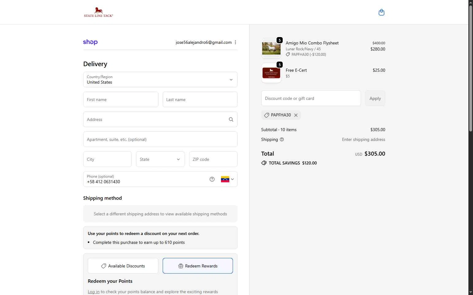 State Line Tack Promo Codes (4 Verified) - 30% Off Oct 2025