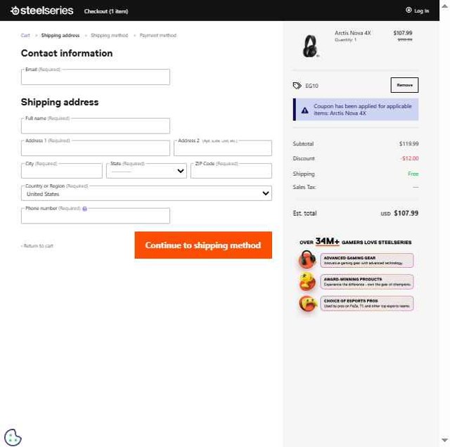 SteelSeries Promo Codes (9 Verified) - 10% Off May 2025