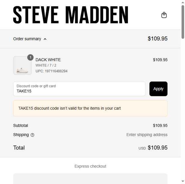 Steve Madden Promo Codes - 30% Off (Verified) Jul 2025