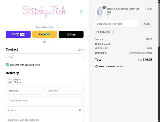 Stitchy Fish Promo Codes (4 Verified) - 15% Off Jun 2025