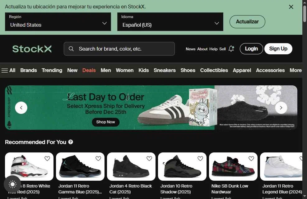 StockX Promo Codes - $10 Off (1 Verified) Jan 2026