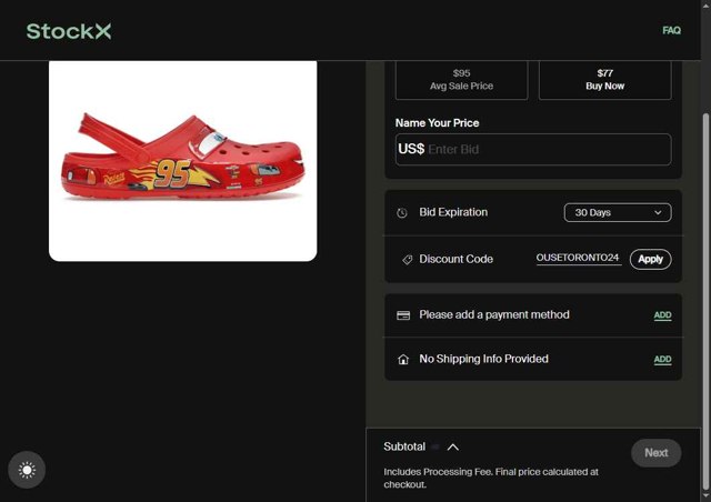 StockX Promo Codes (1 Verified) - $10 Off Sitewide Jul 2025