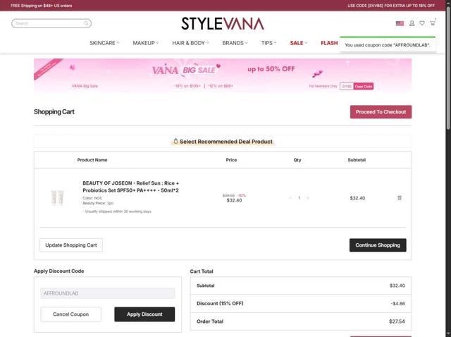 Stylevana Promo Codes - 15% Off (11 Verified) Oct 2025