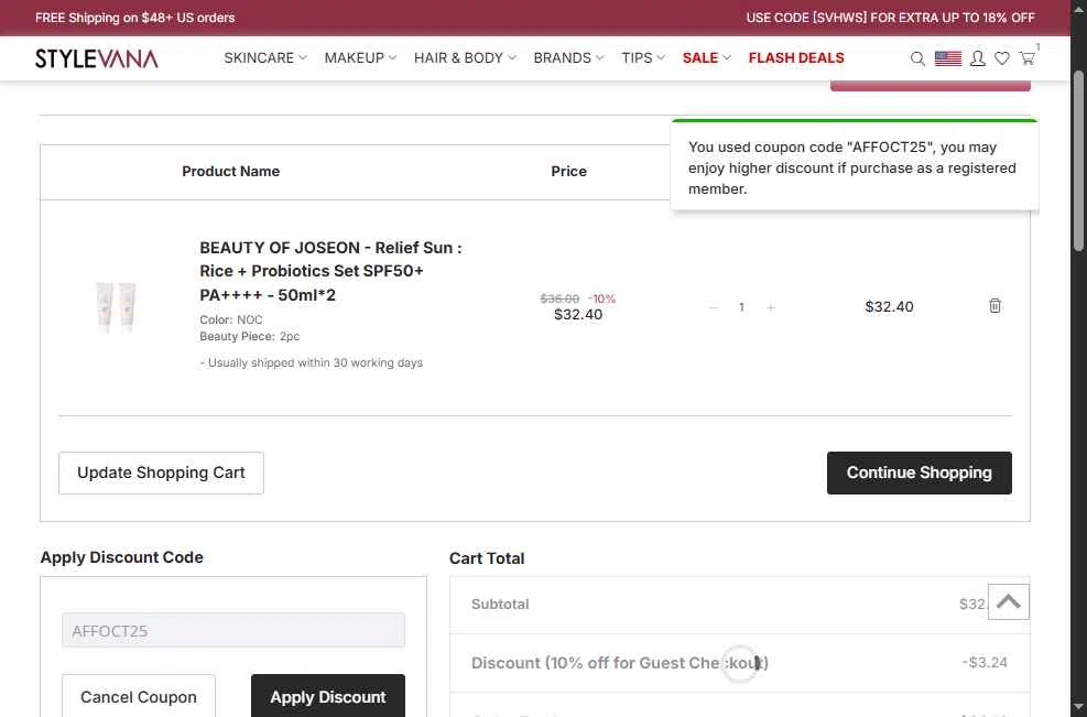 Stylevana Promo Codes - 25% Off (5 Verified) Dec 2025
