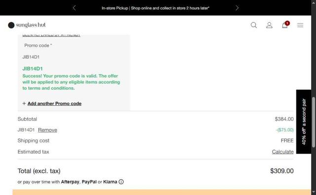 Sunglass Hut Promo Codes - $10 Off (Verified) Oct 2025