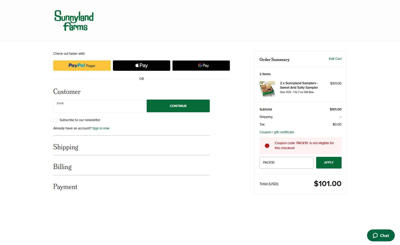 Sunnyland Farms Promo Code - 10% Off (Verified) Mar 2026