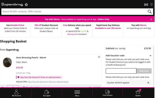 Superdrug Promo Codes - 30% Off (3 Verified) Oct 2025