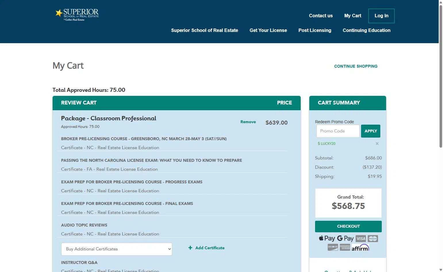 Superior School of Real Estate Coupons - 20% Off Mar 2026