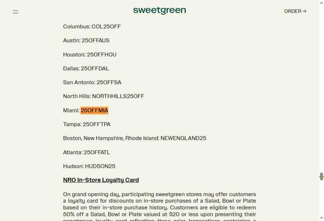 Sweetgreen Promo Codes (12 Verified) - 25% Off Oct 2025