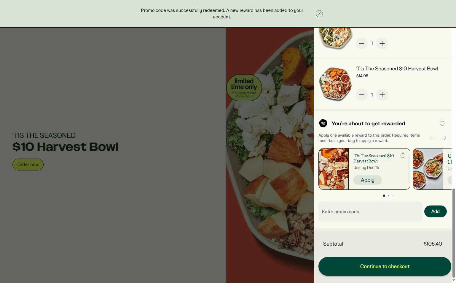 Sweetgreen Promo Codes - 25% Off (10 Verified) Dec 2025