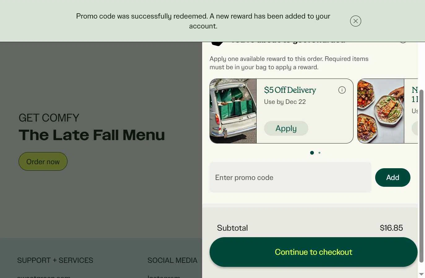 Sweetgreen Promo Codes - 25% Off (7 Verified) Jan 2026