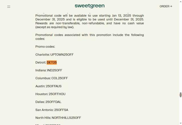 Sweetgreen Promo Codes (12 Verified) - 25% Off Sep 2025