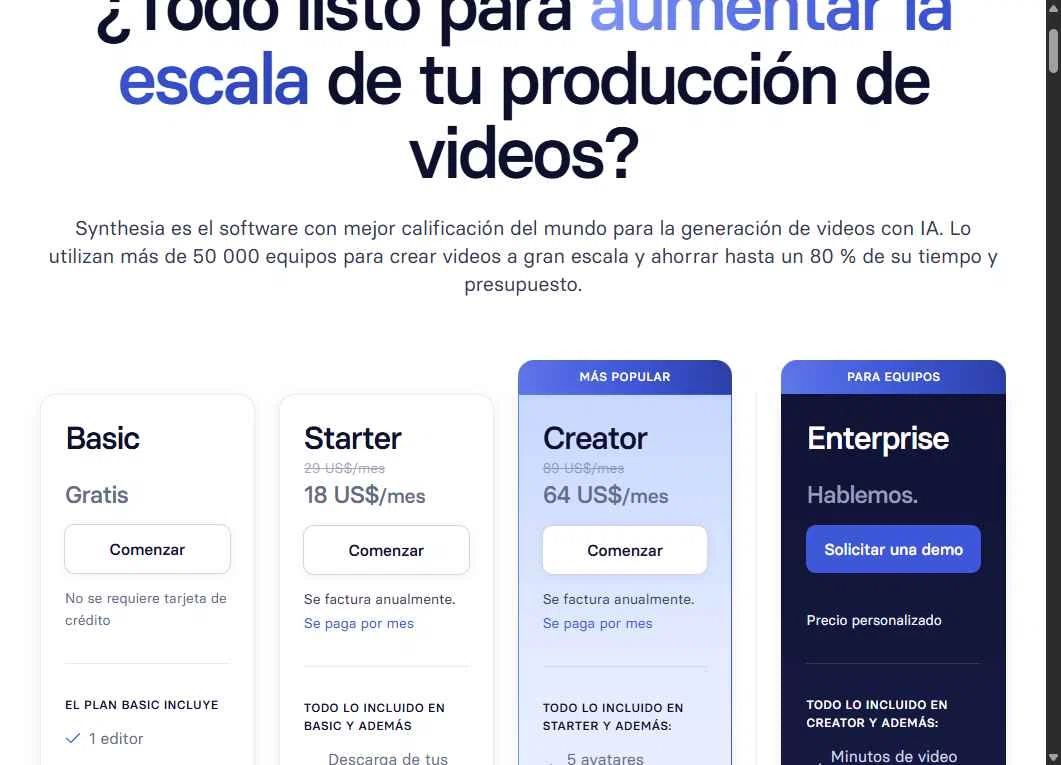 Synthesia Promo Codes - 50% Off (2 Verified) Jan 2026