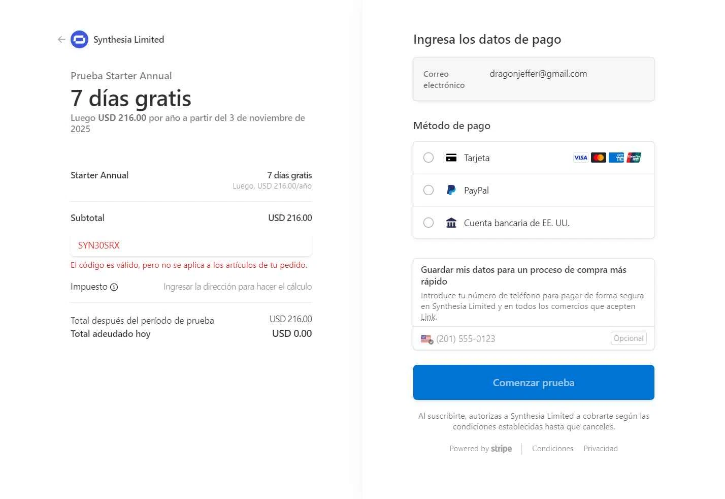 Synthesia Promo Codes - 50% Off (2 Verified) Jan 2026