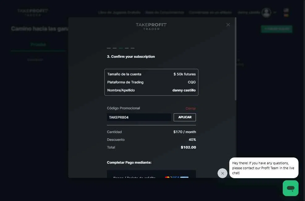 Take Profit Trader Promo Codes - 40% Off Coupons Mar 2026