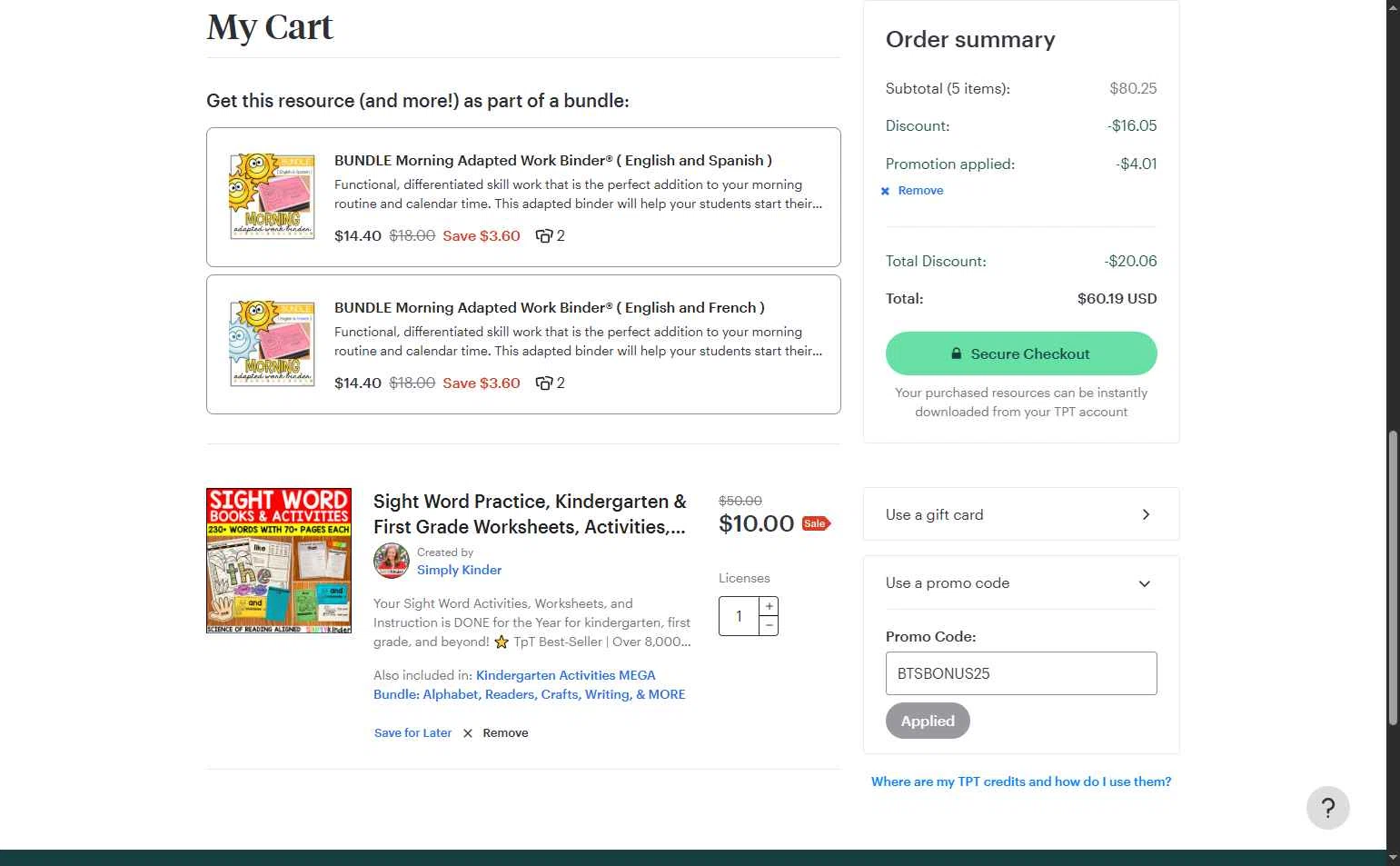 Teachers Pay Teachers Promo Codes - 25% Off Nov 2025