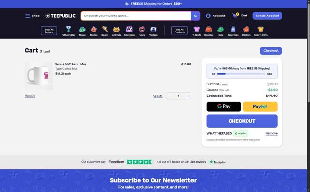 TeePublic Promo Codes - 25% Off (2 Verified) Sep 2025