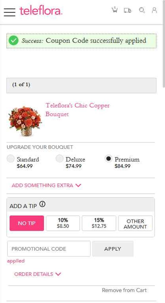 Teleflora Promo Codes - 25% Off (47 Verified) Oct 2025