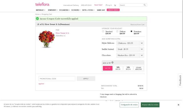 Teleflora Promo Codes - 25% Off (47 Verified) Oct 2025