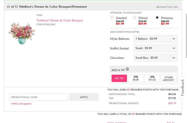 Teleflora Promo Codes (9 Verified) - 25% Off w/Code May 2025