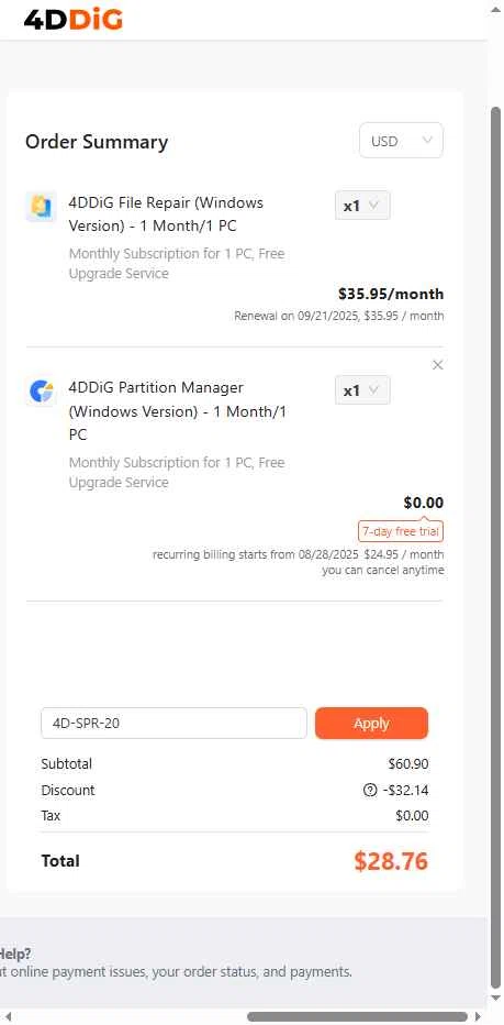Tenorshare 4DDiG Promo Code - 30% Off (Verified) Nov 2025