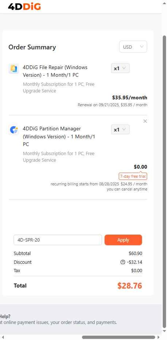 Tenorshare 4DDiG Promo Codes - 30% Off Oct 2025