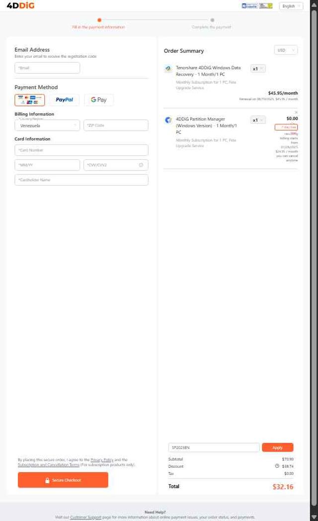 Tenorshare 4DDiG Promo Codes - 30% Off Sep 2025
