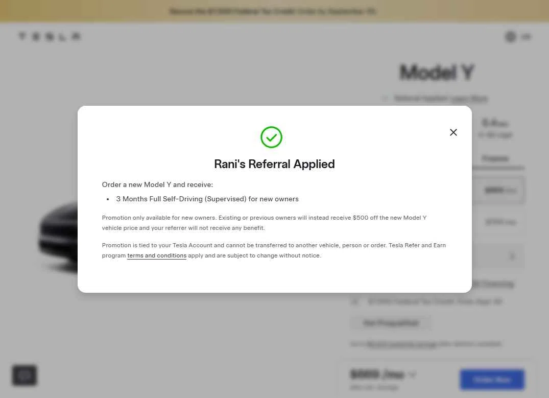 Tesla Discount Codes - w/Code (8 Verified) Oct 2025