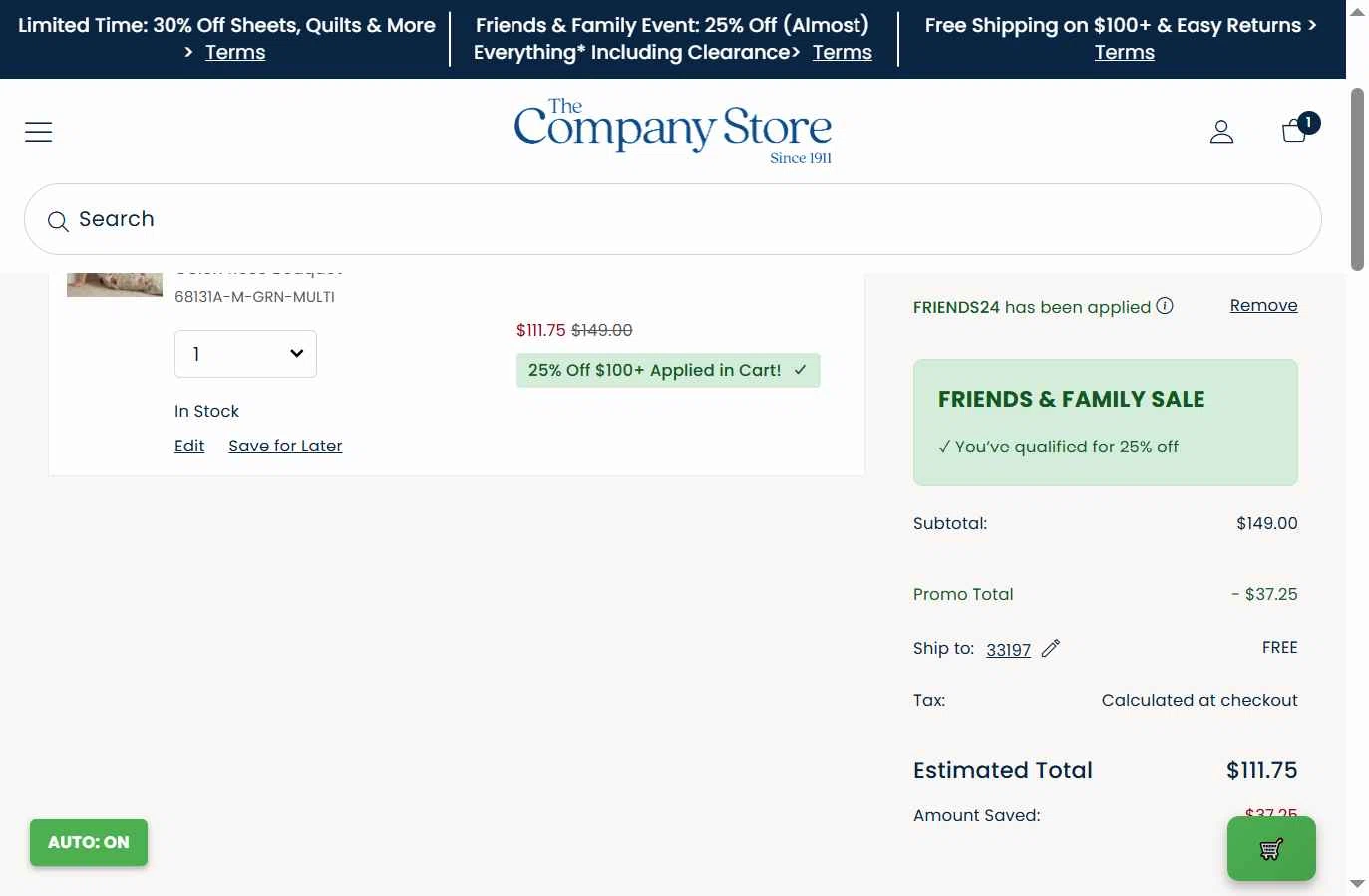 The Company Store Promo Codes - 30% Off Oct 2025