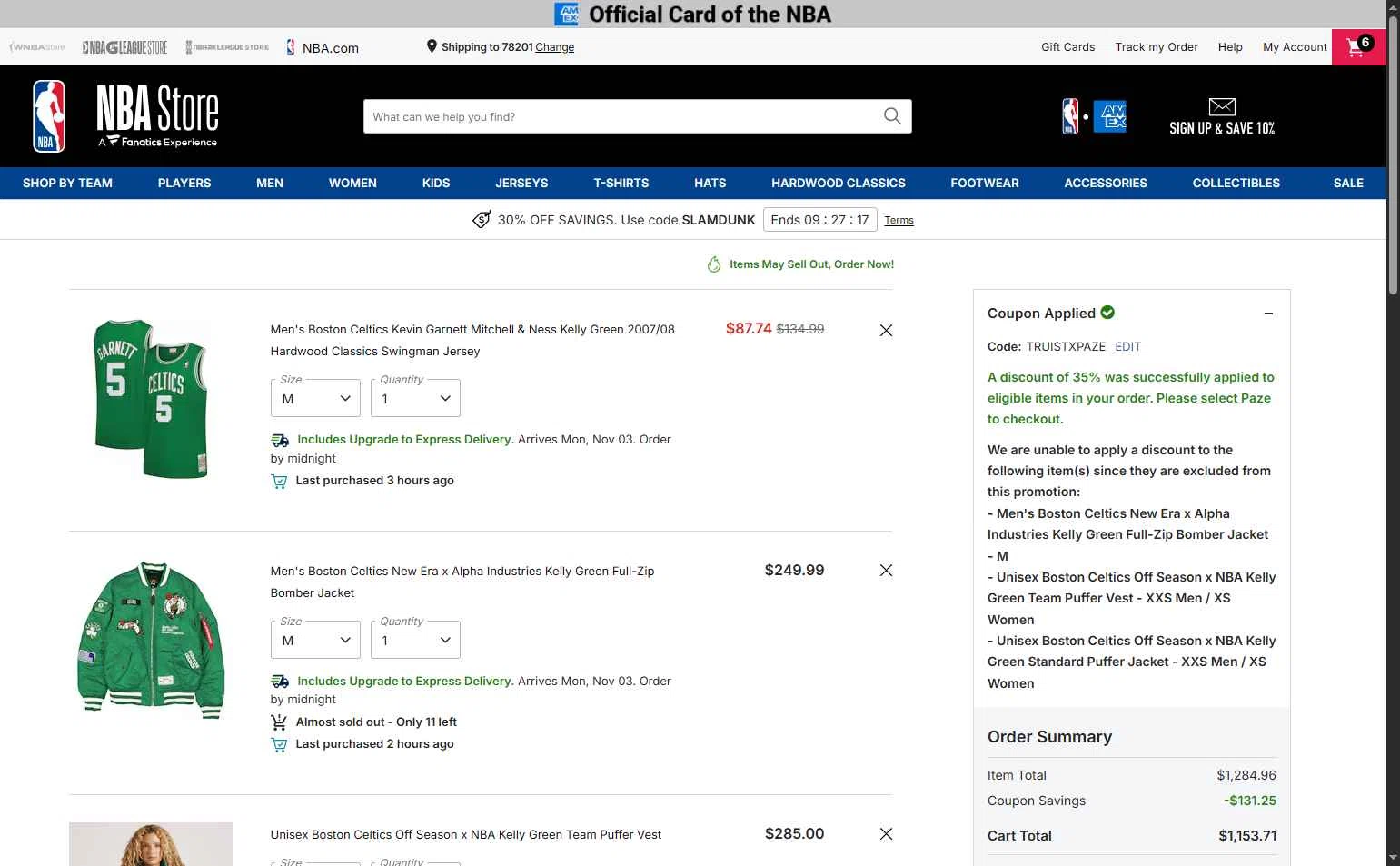 NBA Store Promo Codes - 25% Off (12 Verified) Nov 2025