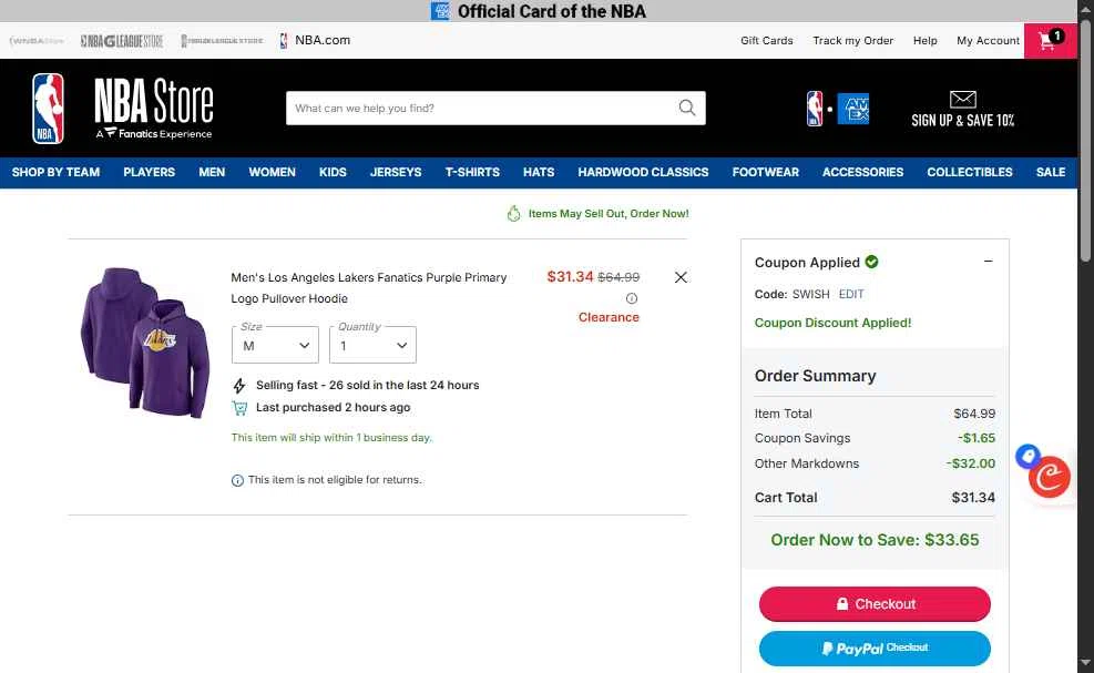 NBA Store Promo Codes - 25% Off (12 Verified) Nov 2025