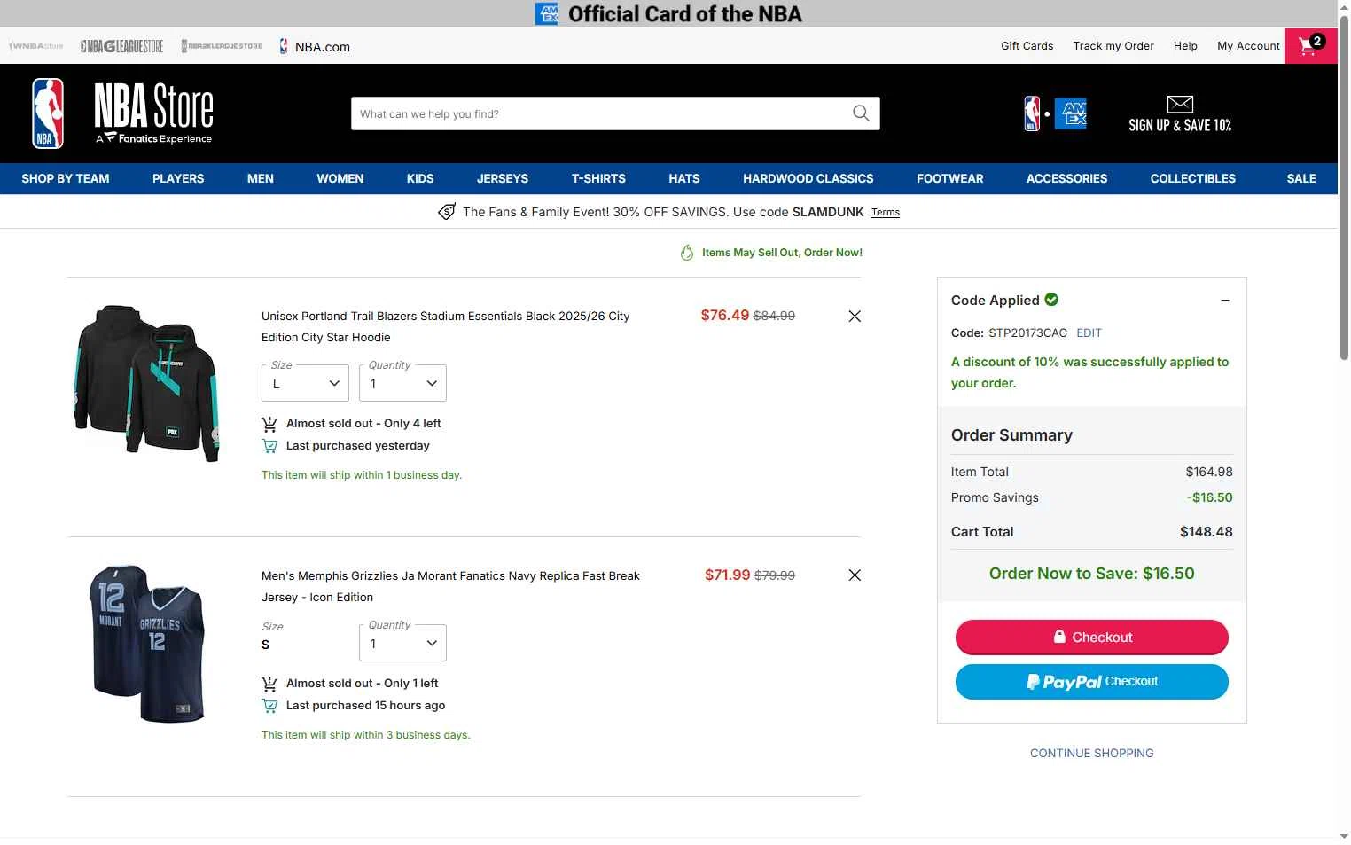 NBA Store Promo Codes - 50% Off (10 Verified) Dec 2025