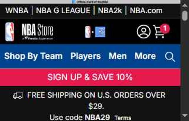 NBA Store Promo Codes (14 Verified) - 50% Off Oct 2025