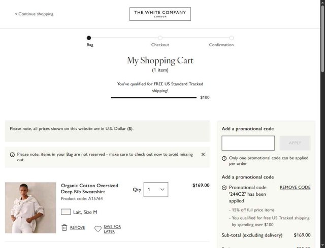 The White Company Promo Codes - 15% Off Sep 2025